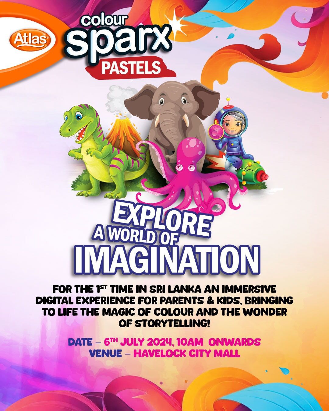Atlas Colour Sparx Pastels - Launch - Havelock City Mall